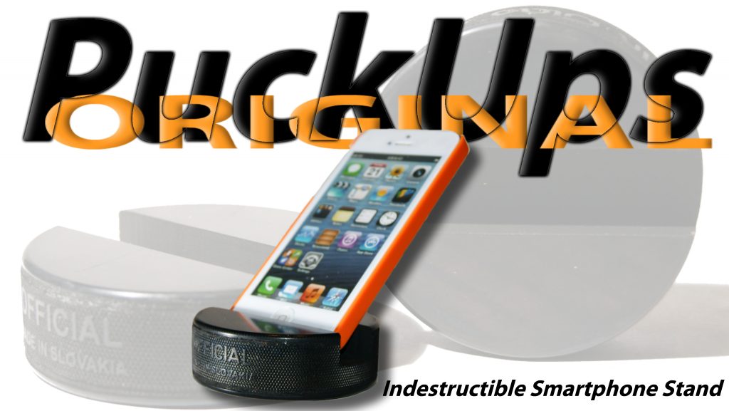 Hockey Puck Cell Phone Holders…Awesomely Indestructible! | PUCKUPS